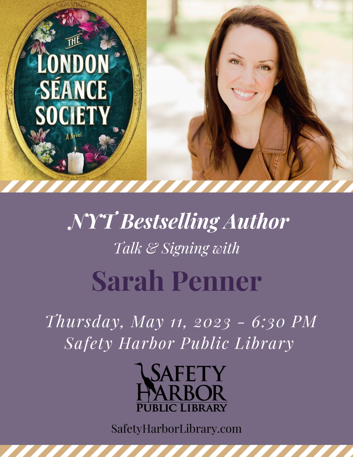 NYT Bestselling Author Sarah Penner at the Safety Harbor Library ...