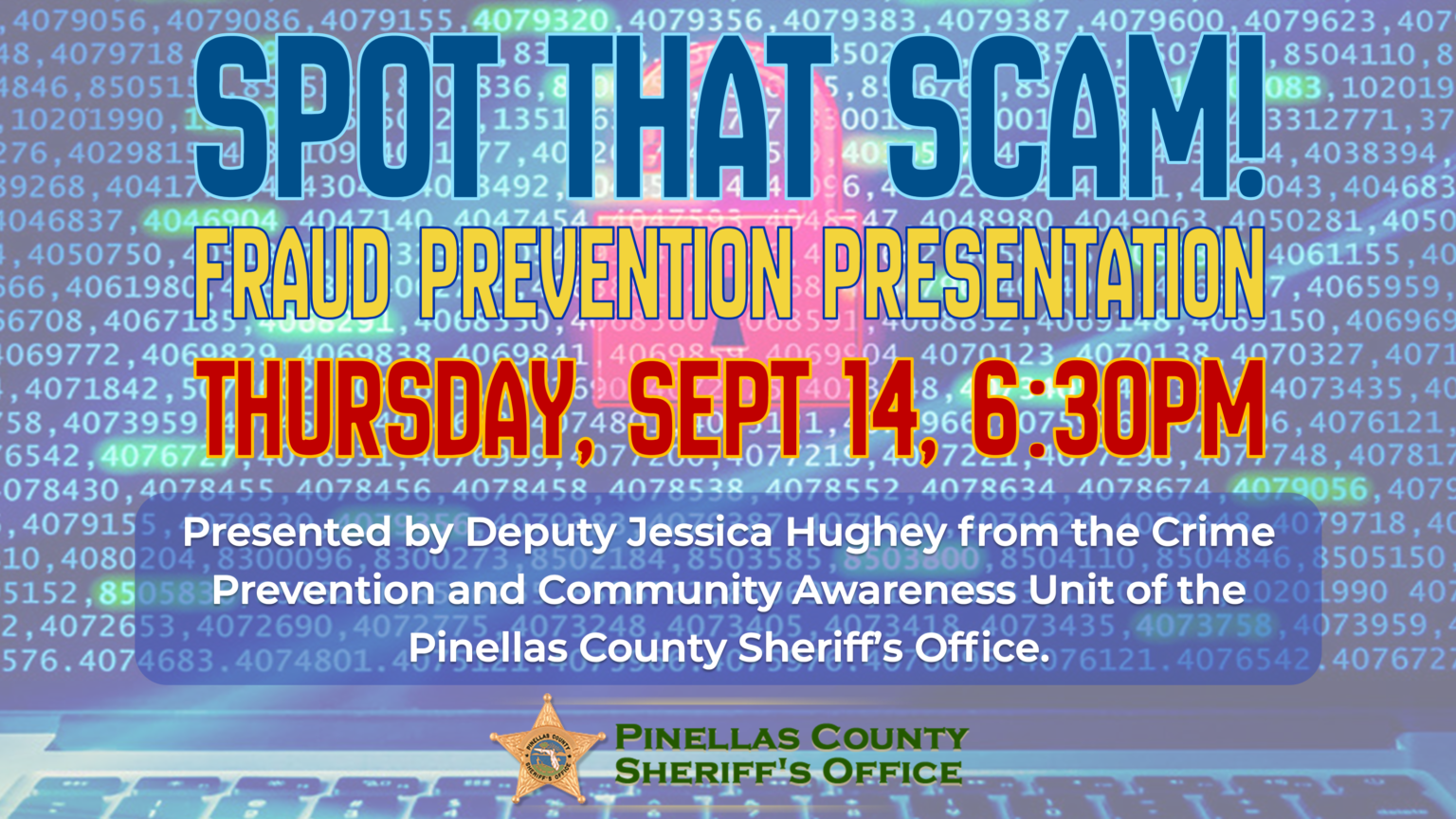 Spot That Scam!: Fraud Prevention Presentation at Safety Harbor Public ...