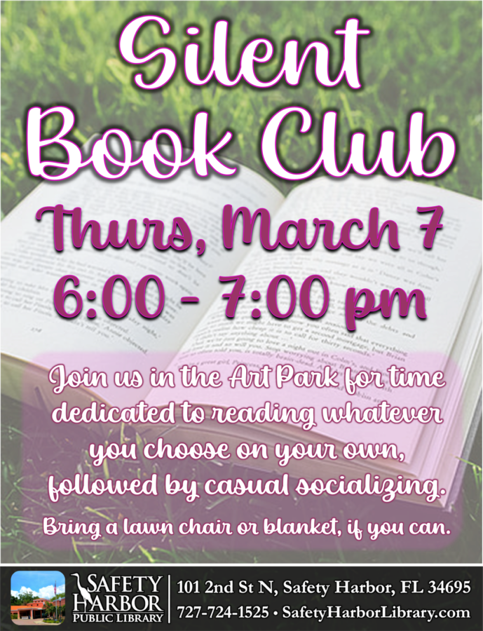 New SILENT Book Club at the Safety Harbor Public Library - Safety ...